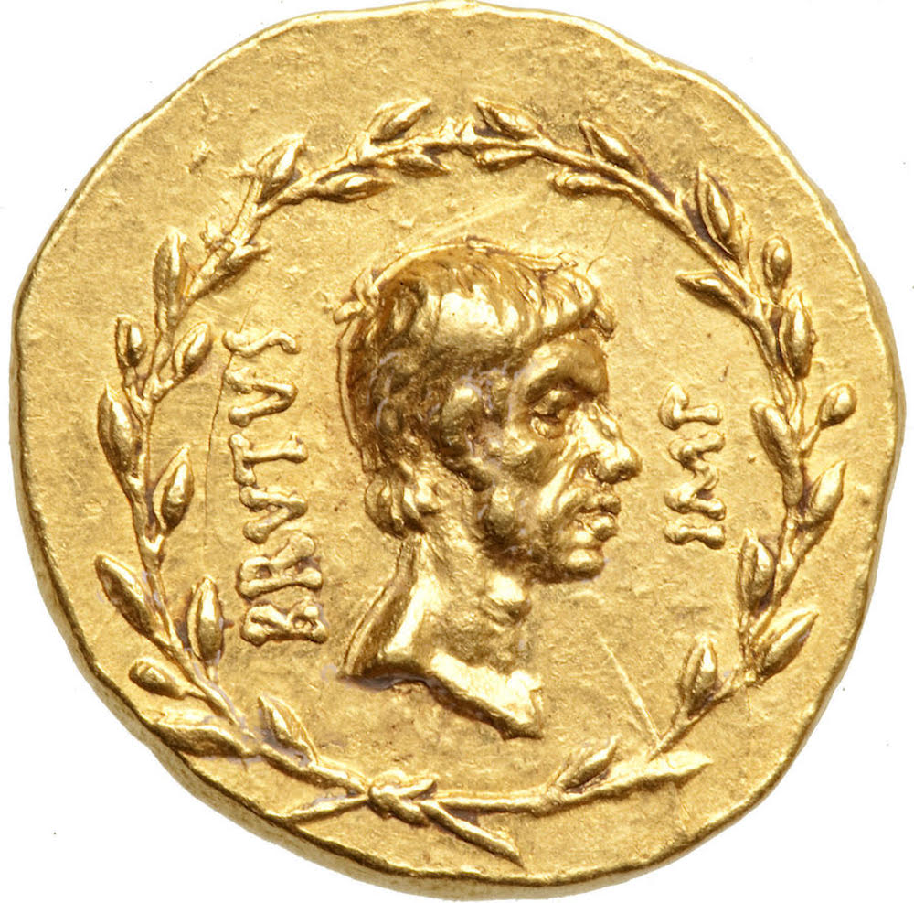 Marcus Janius Brutus gold aureus | Coin Collectors News