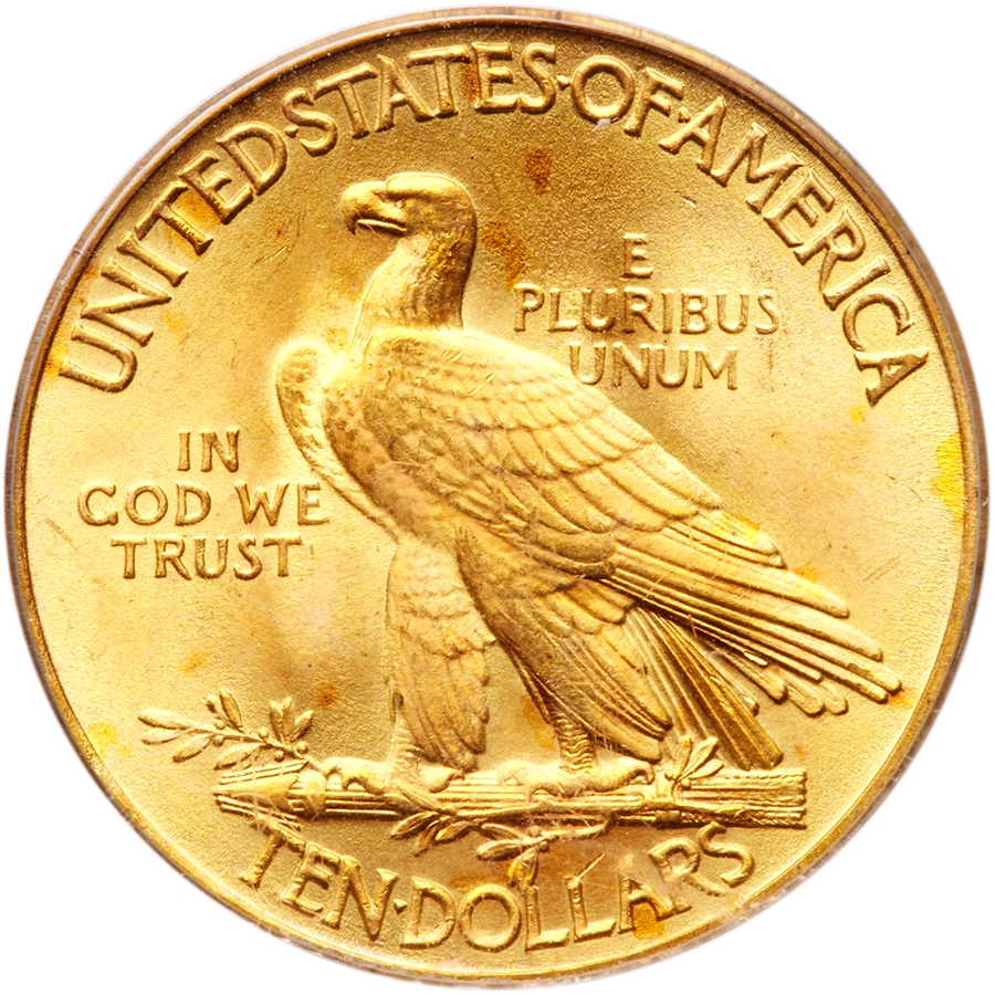 1933 $10 reverse | Coin Collectors News