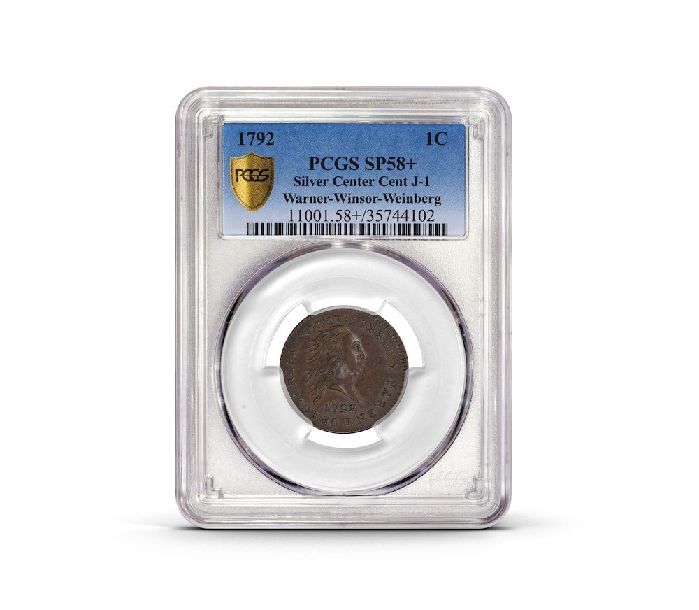 1792 Silver Center Cent | Coin Collectors News