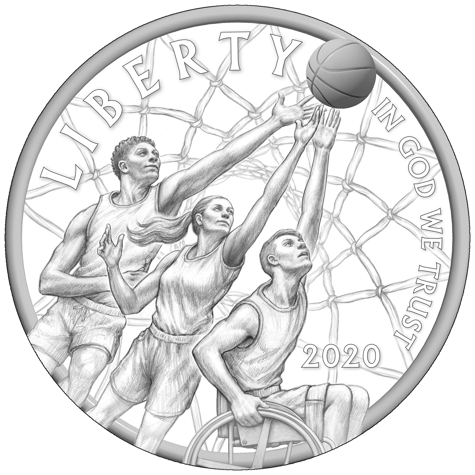 United States Mint Hosts Ceremonial Strike of 2020 Basketball Hall of ...