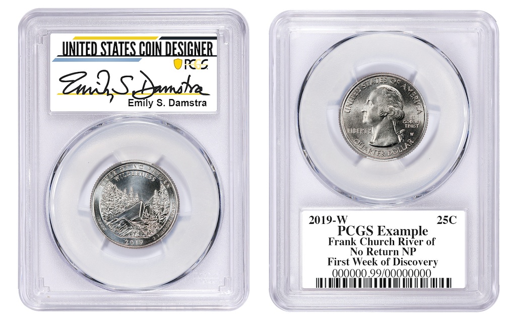 U.S. Coin Designer Emily Damstra Signs Exclusive PCGS Signature Labels ...