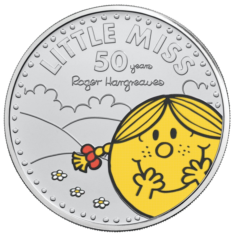 The 50th Anniversary of Mr Men 2021 UK 5 Brilliant Uncirculated Coin ...